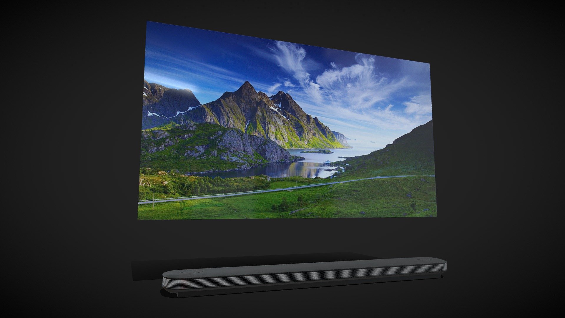 LG Signature TV - 3D model by Joe Conley (@jconley) [21213ba] - Sketchfab