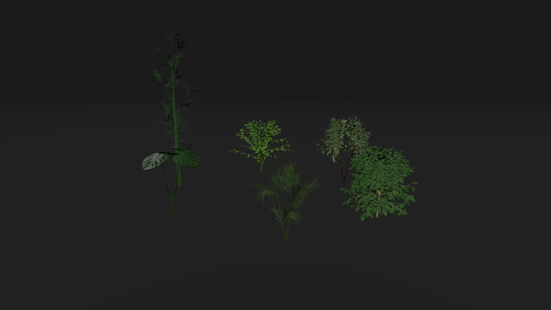 Polygon Shrubs - 3D model by Alebrijes_Studio [2122215] - Sketchfab