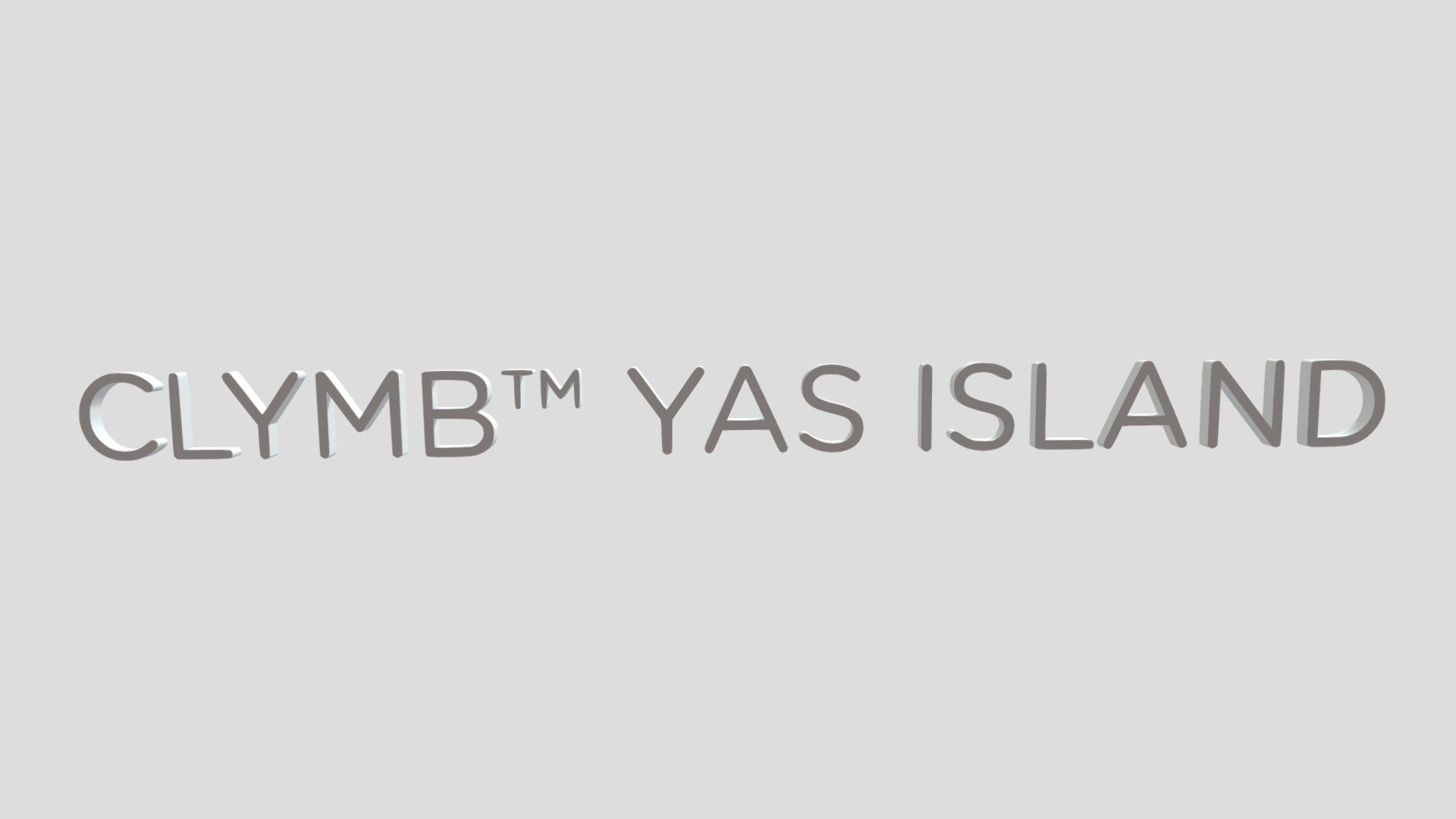 Clymb logo white - Download Free 3D model by nicmitham [212281d] - Sketchfab