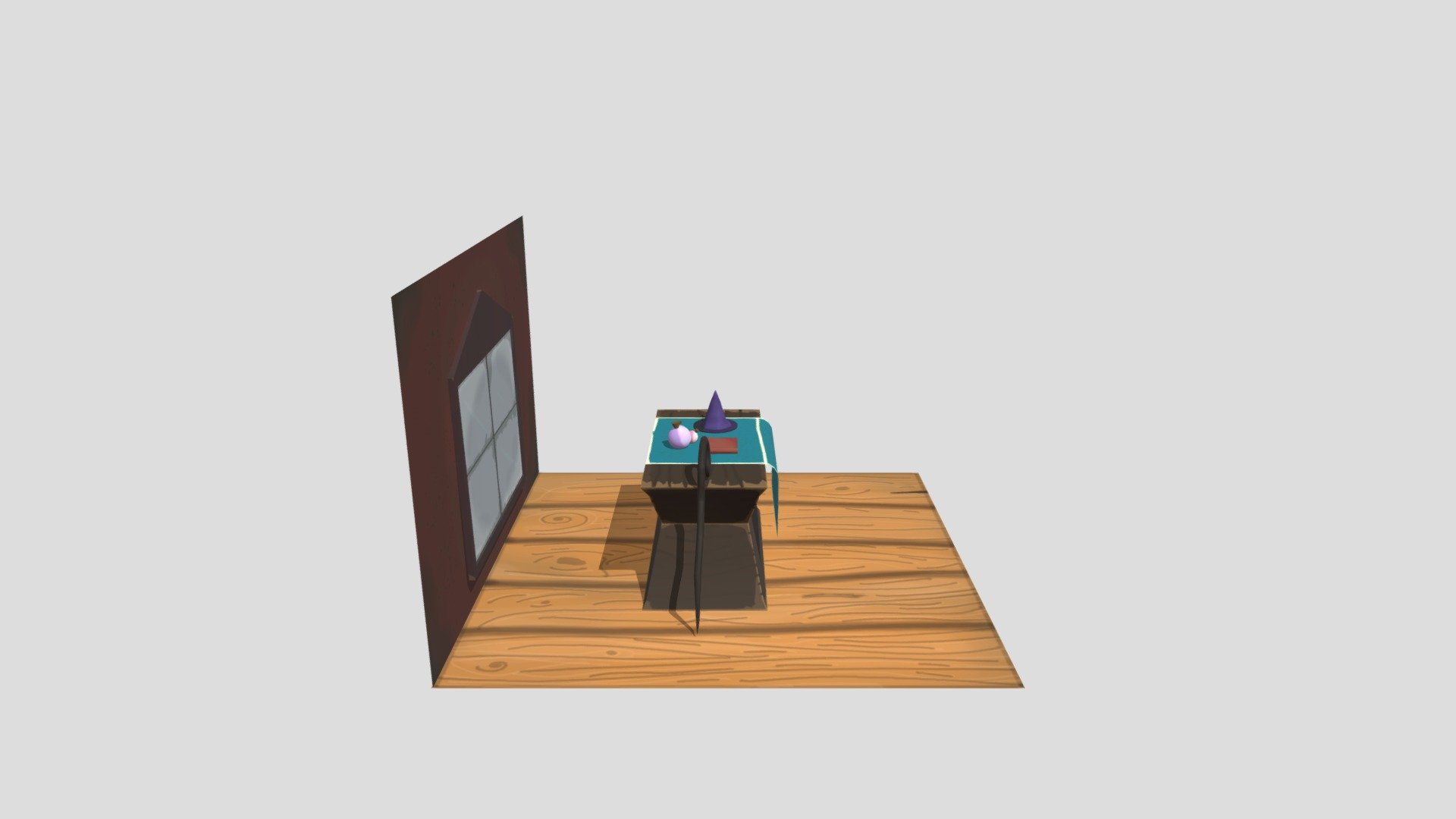 Wizard Table Hand Painted - 3D model by juancho09mg [2122fc9] - Sketchfab