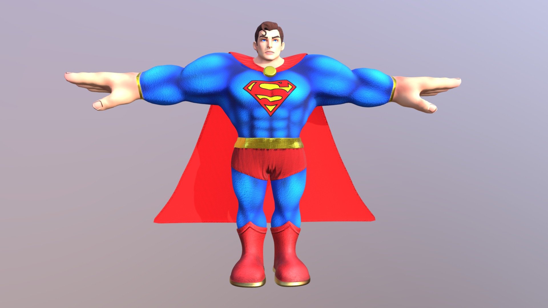 Super Man Muscle - Buy Royalty Free 3D model by Pixelbox Studio ...