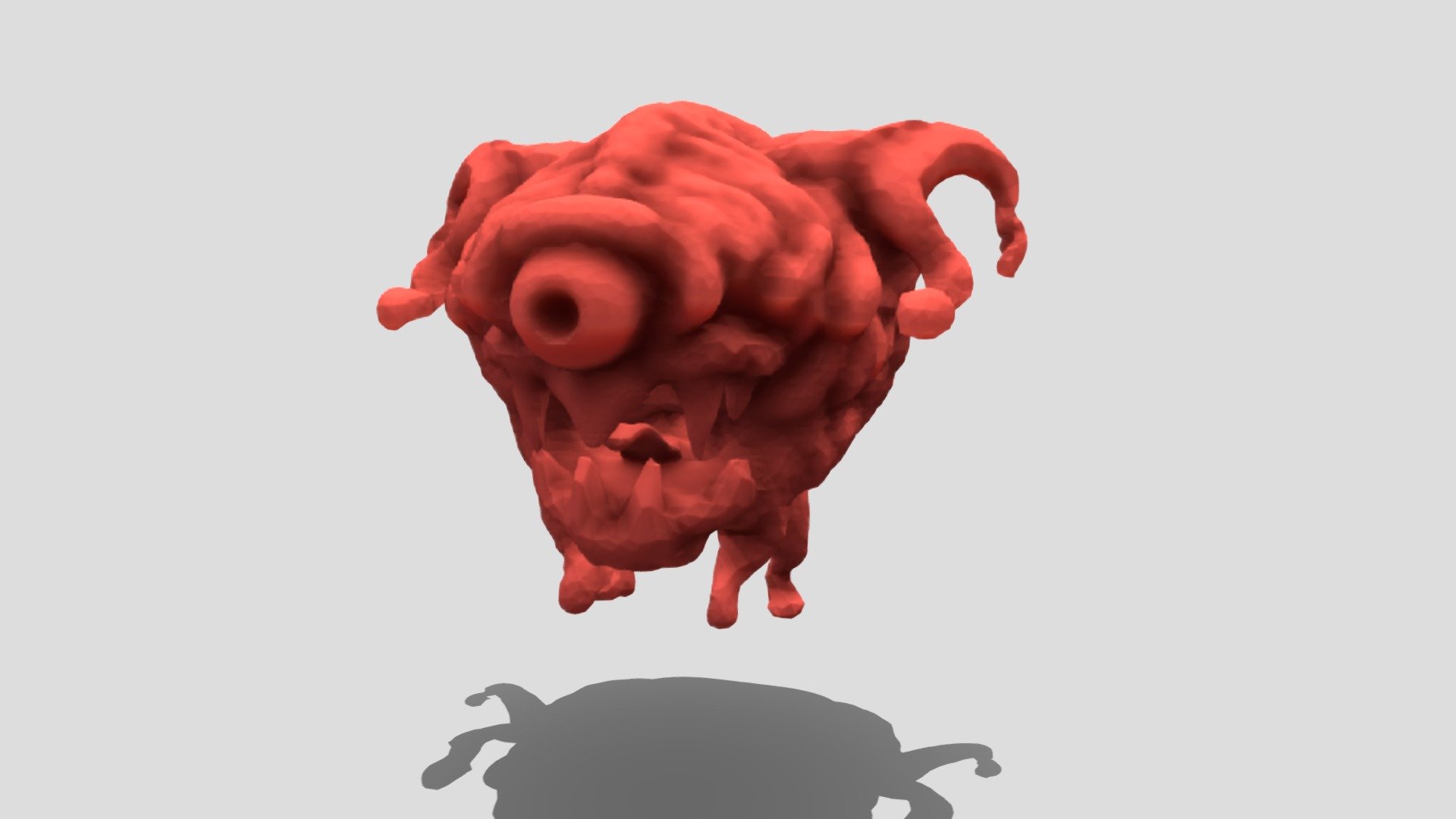 Floating Alien Creature - Download Free 3D model by Mesh-Base [212416e ...
