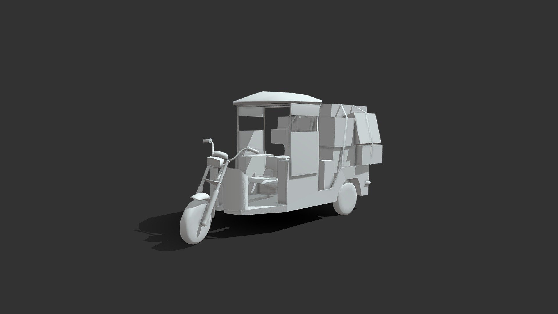 Tuk Tuk Auto Rikshaw Lowpoly - Download Free 3D model by maanzart ...