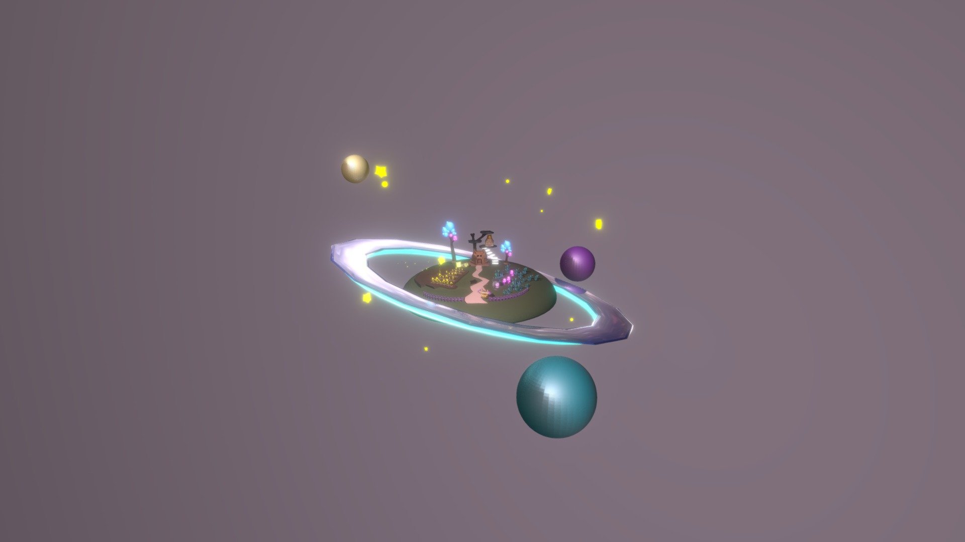 FarmingPlanet (3DProject) - 3D model by Kansinee.Chompooyouknow ...