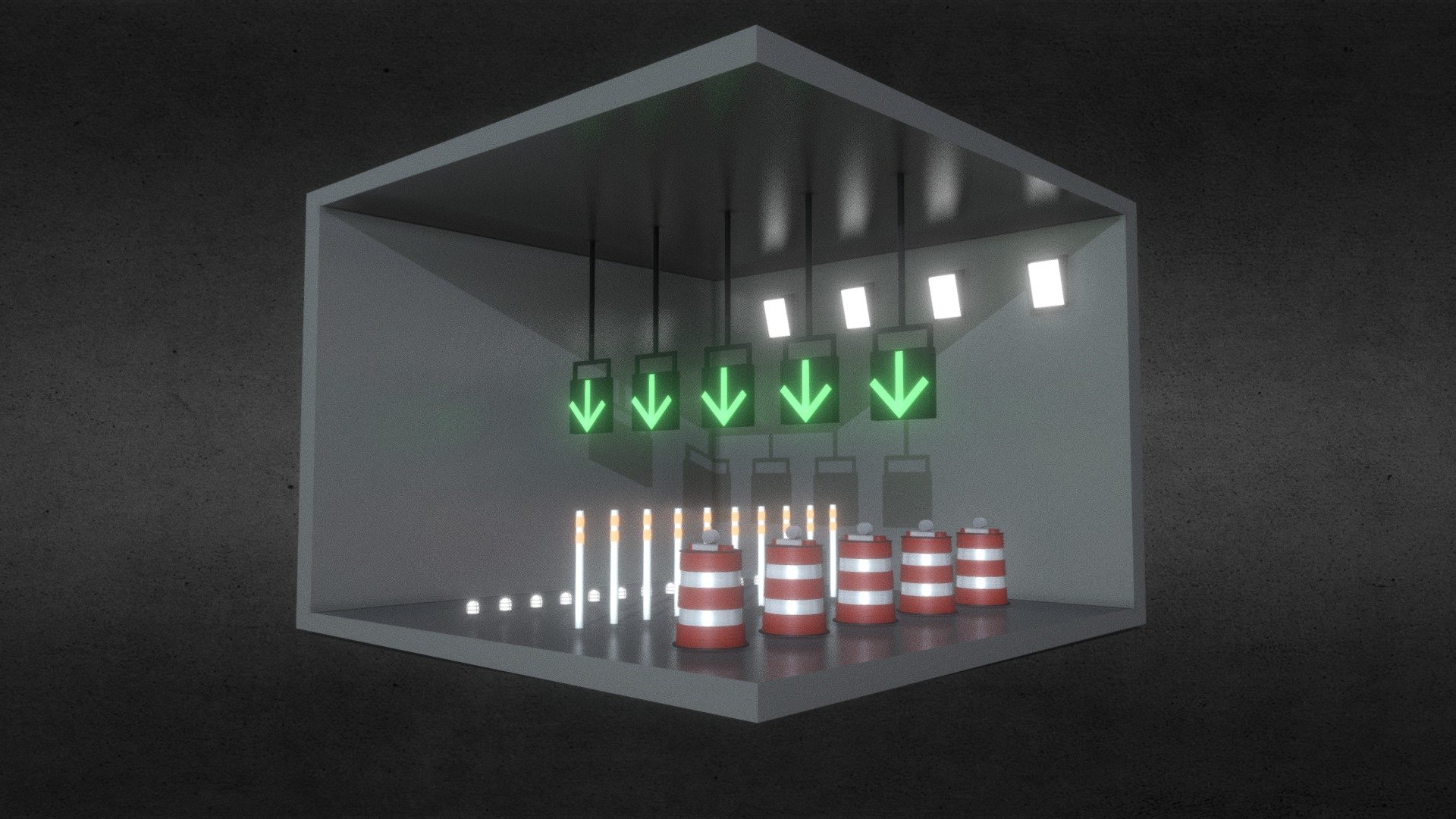 Emergency Road lights - Download Free 3D model by ROY (@roy.3dartist ...