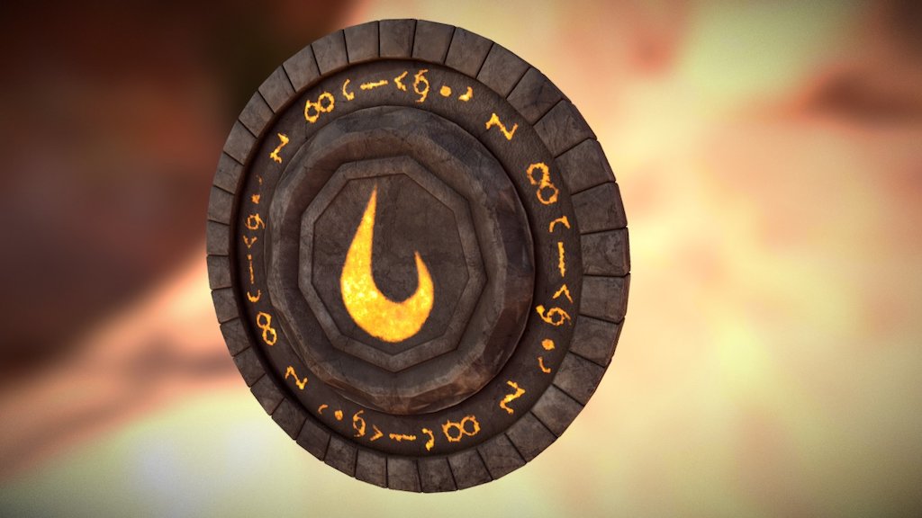 Aztec Stone Medal - Download Free 3D model by OrbArts [21273a9] - Sketchfab