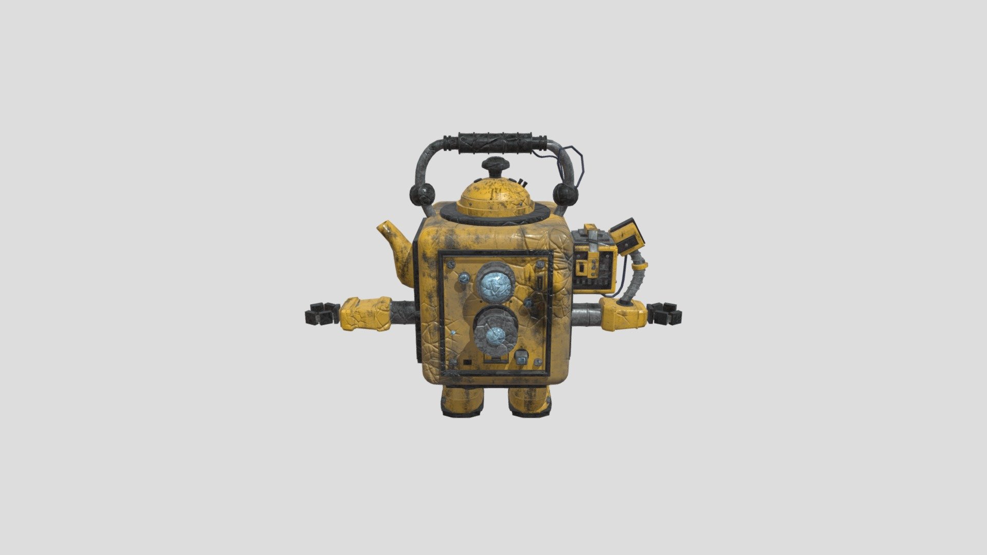 Water Heater Robot | 復古加熱器機器人(做舊) - 3D model by jada910 [2129e8b ...