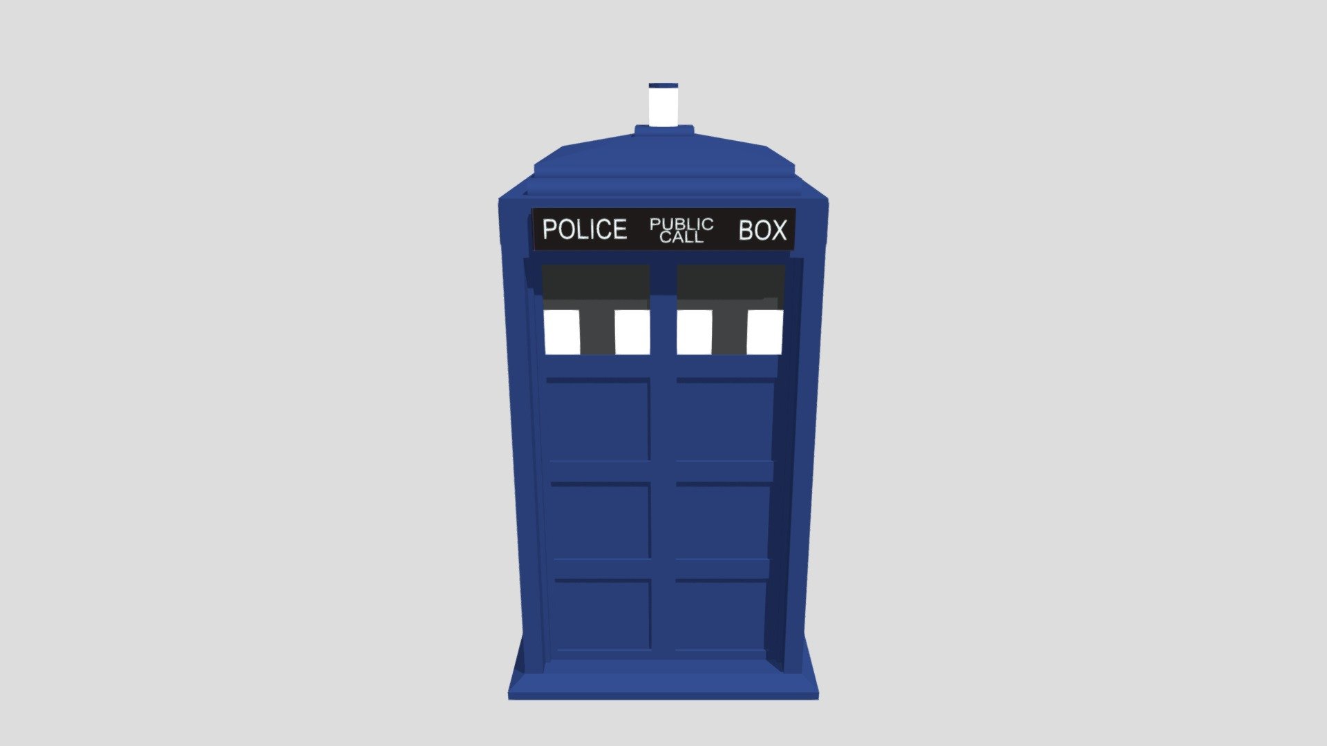 tardis - 3D model by O-Hawkins [212b6db] - Sketchfab