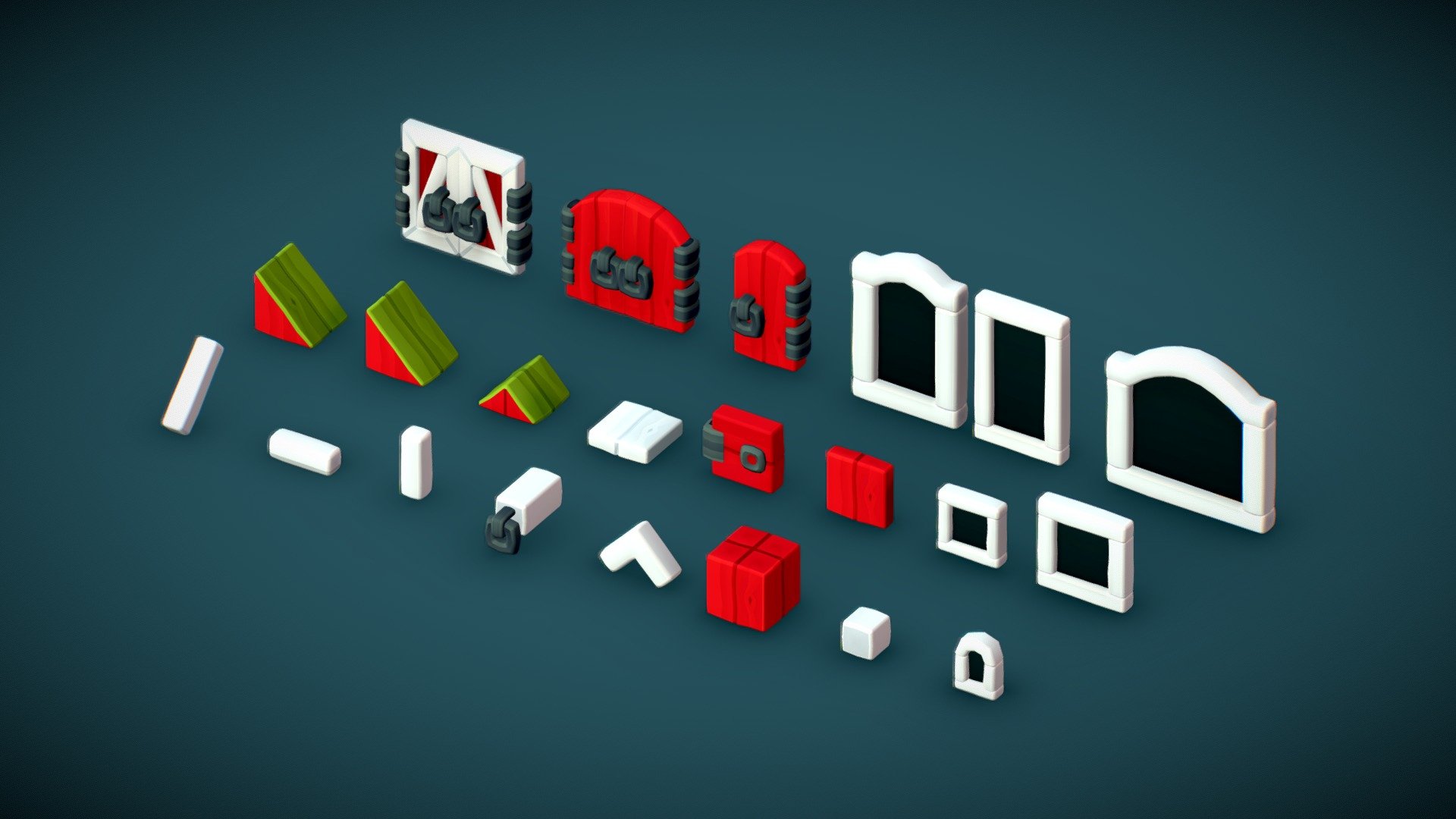 Cube World Farm Set - Proto Series - 3D model by BitGem [212dd1d ...
