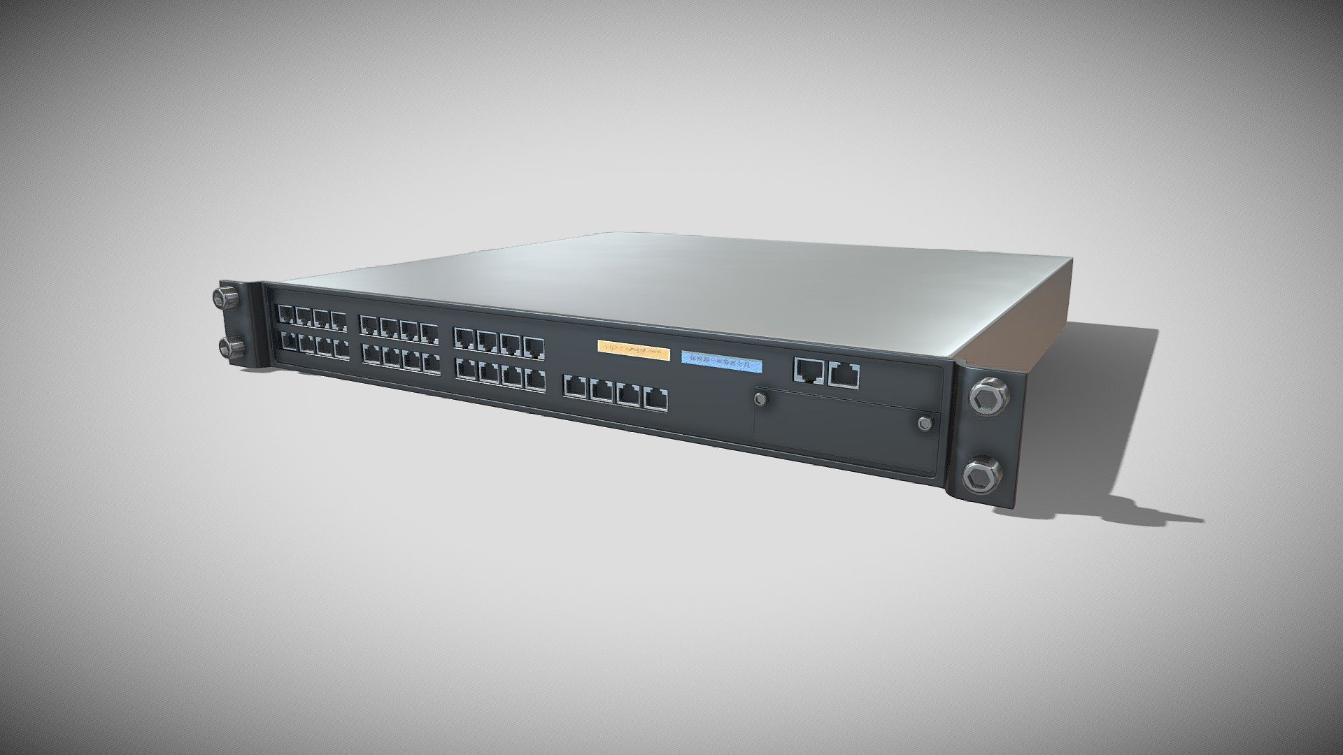 The host chassis server network - Buy Royalty Free 3D model by ...