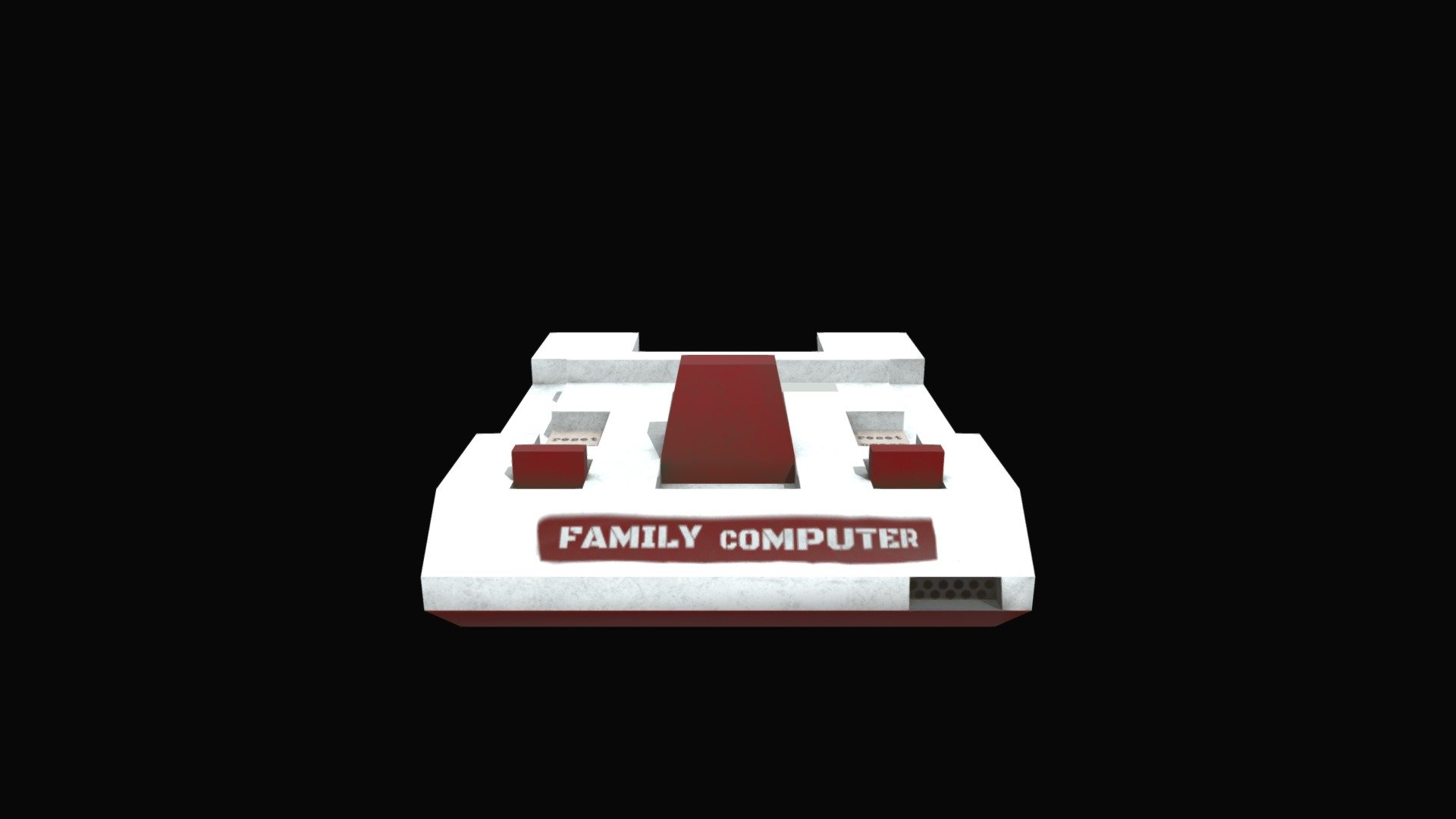 famicom - 3D model by ue9 [212e6a3] - Sketchfab