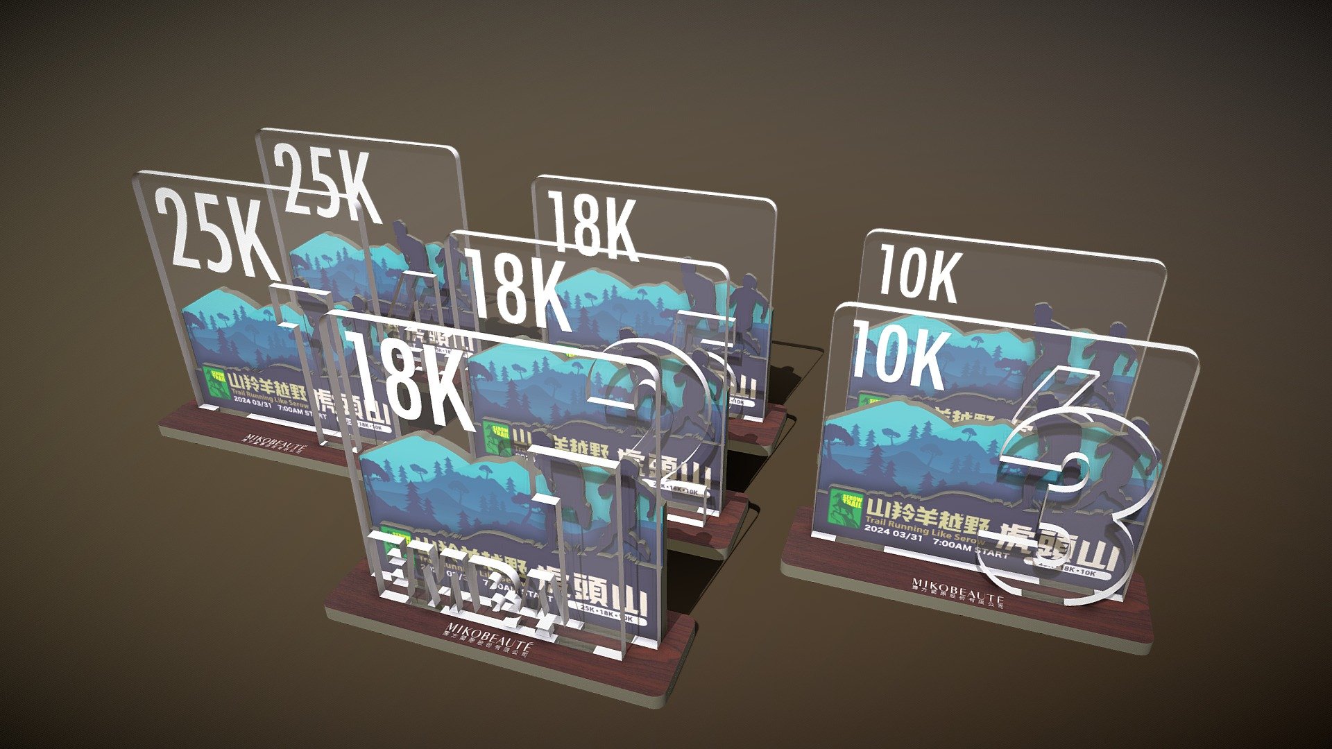Serow Trail Running 2024 Trophy - 3D model by Fuumas (@Chun-Wei.Chen) [212e9e4] - Sketchfab