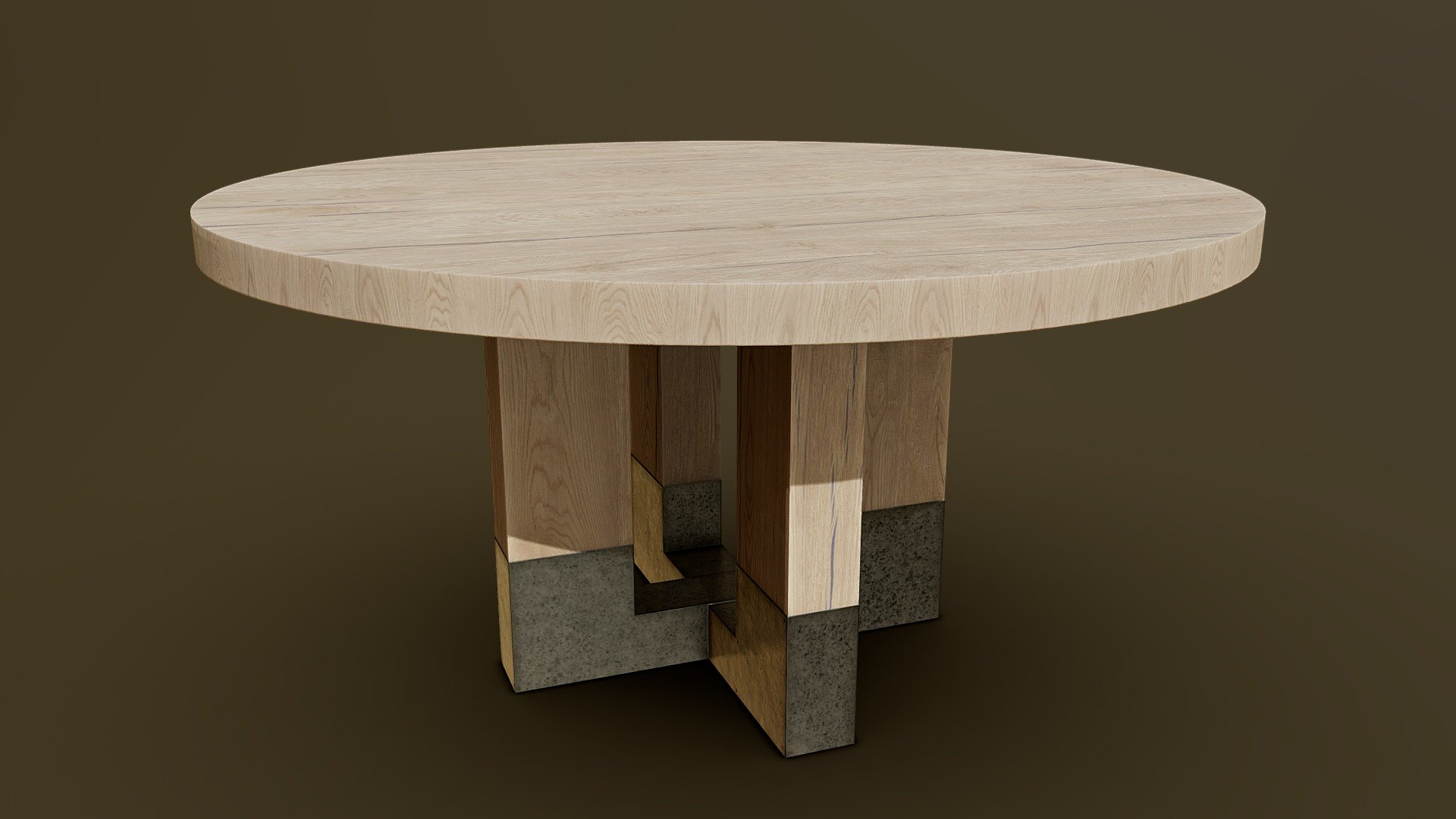 LEXINGTON VERITE ROUND DINING TABLE - Buy Royalty Free 3D model by Mike Kaplunow (@mkaplunow ...