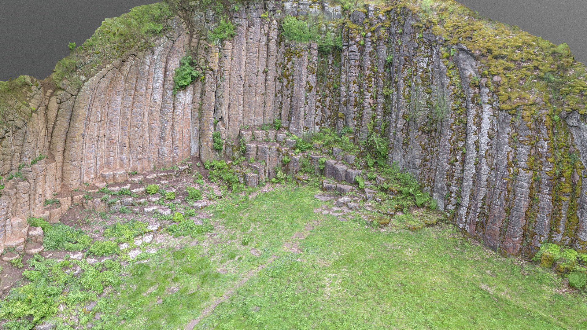 Stone quarry rock face of Bochniky - 3D model by matousekfoto [2130c1d ...