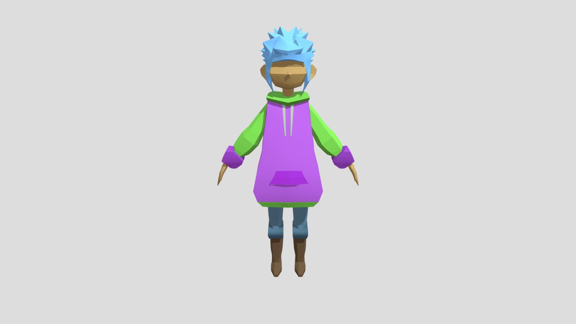 Low-Poly Character - 3D model by Pry Rob (@Pry_Rob) [21319fb] - Sketchfab