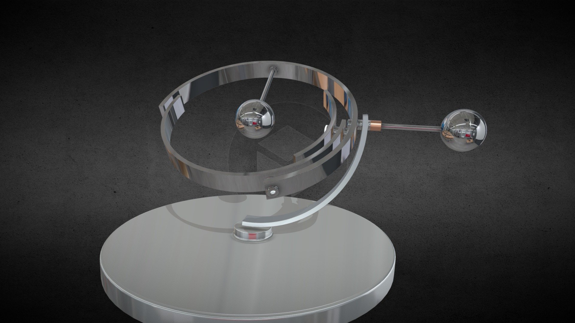 Triple Pendulum Mechanism - Download Free 3D model by trinityscsp ...