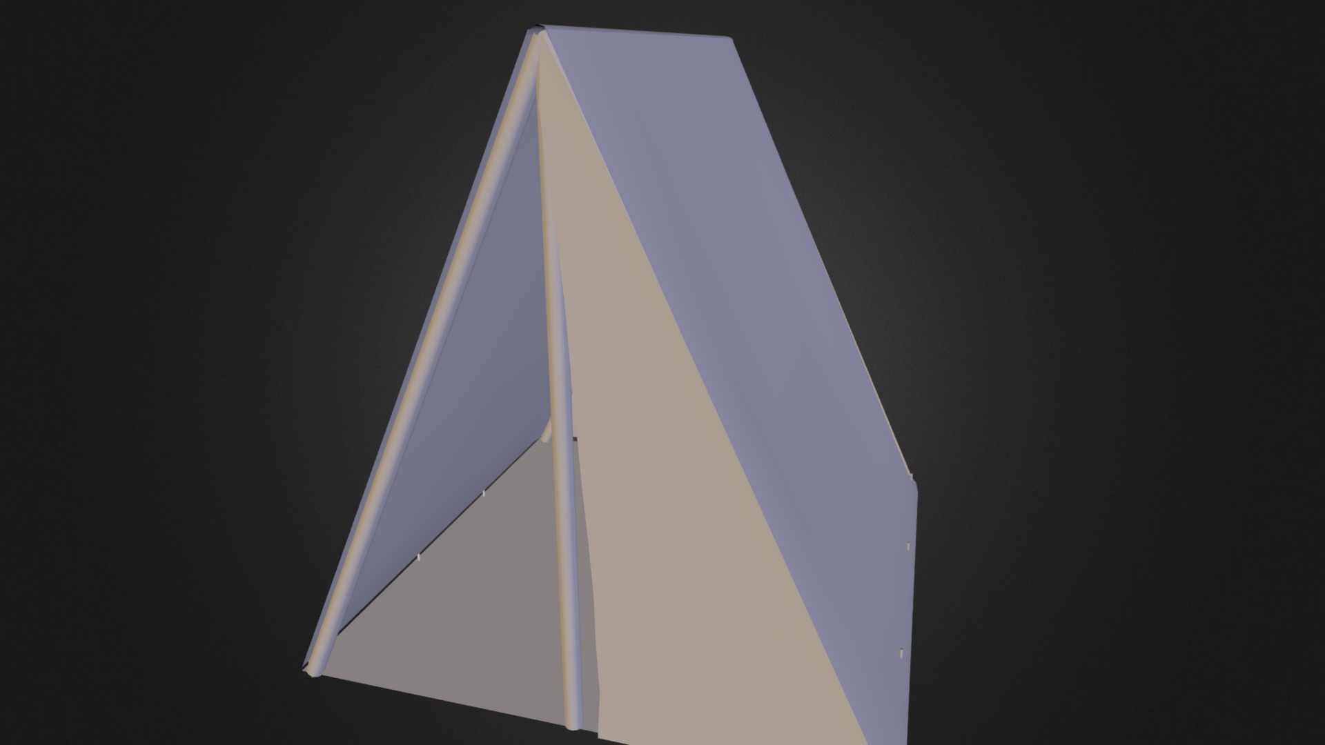 Tent - 3D model by Dits [2132b43] - Sketchfab