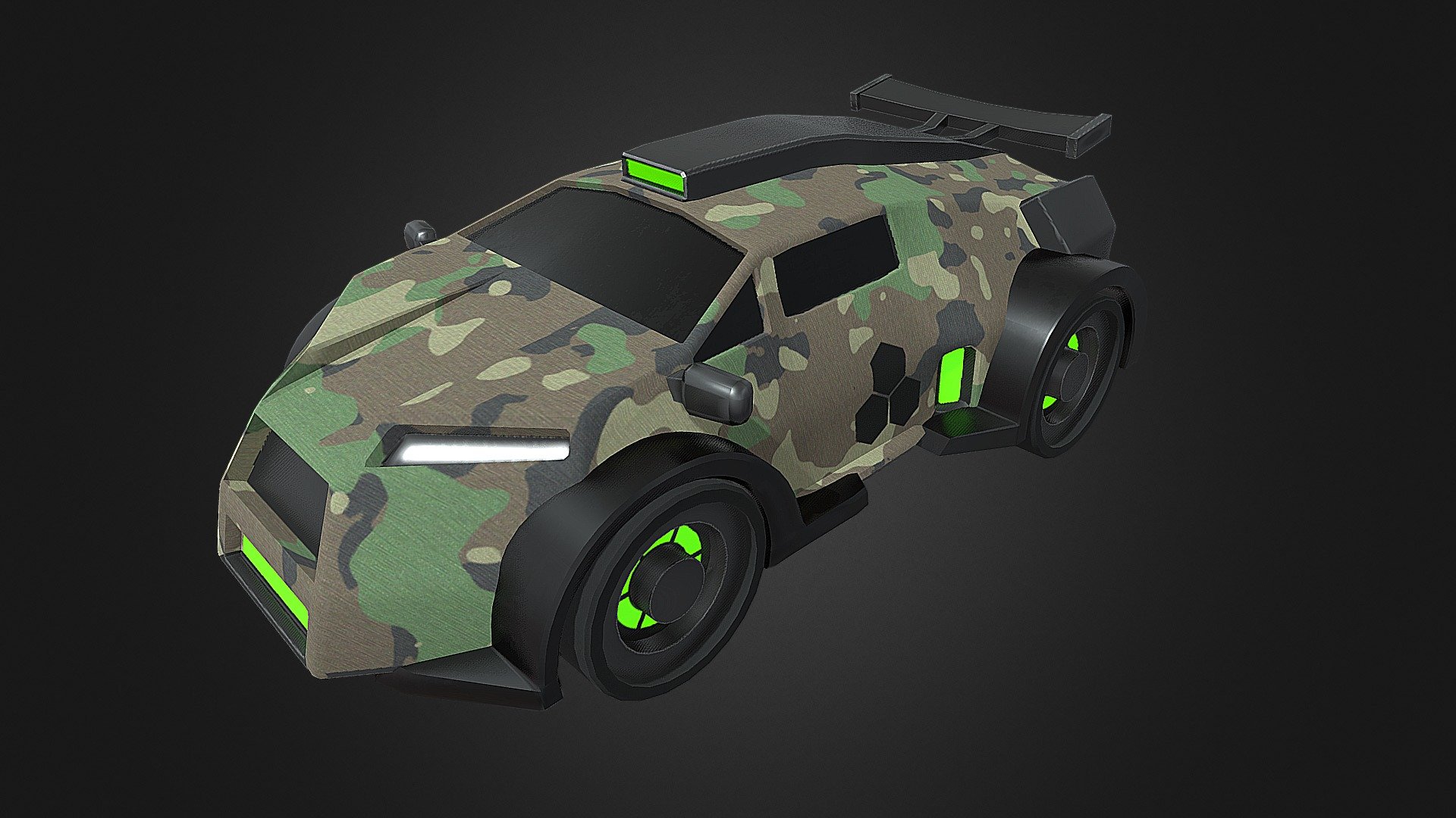 LOW POLY ARMORED CAR - Download Free 3D model by Mikel Ros (@Mikelros ...