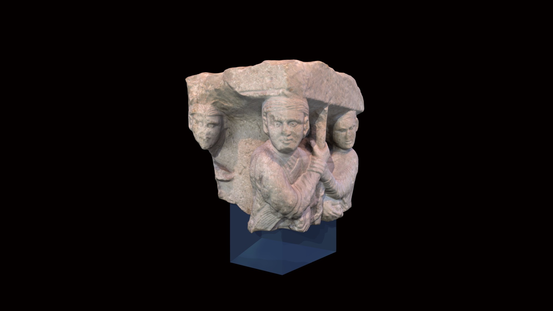 Capitell romànic - 3D model by Museu d'Arqueologia de Catalunya ...