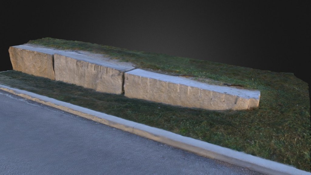 Limestone Block Row - 3D model by Matthew Brennan (@matthewbrennan ...
