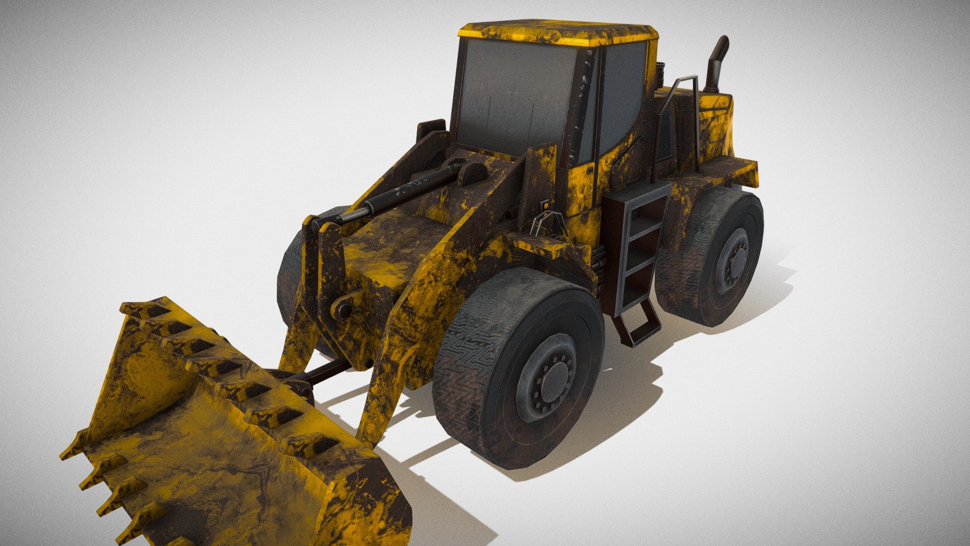 Bulldozer - Download Free 3D model by RobbyHollister [2137d93] - Sketchfab