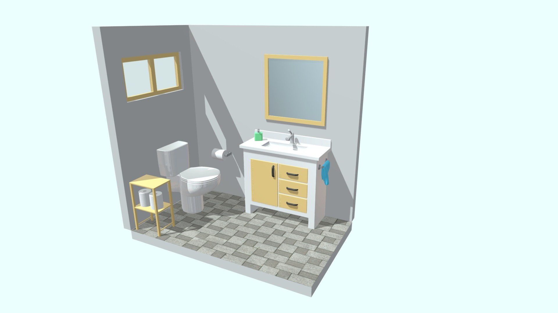 Baño pequeño - 2018 - 3D model by LTellez14 [2138943] - Sketchfab
