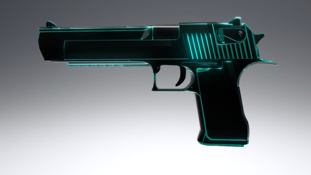 Deagle - 3D model by dcchill [213bc37] - Sketchfab