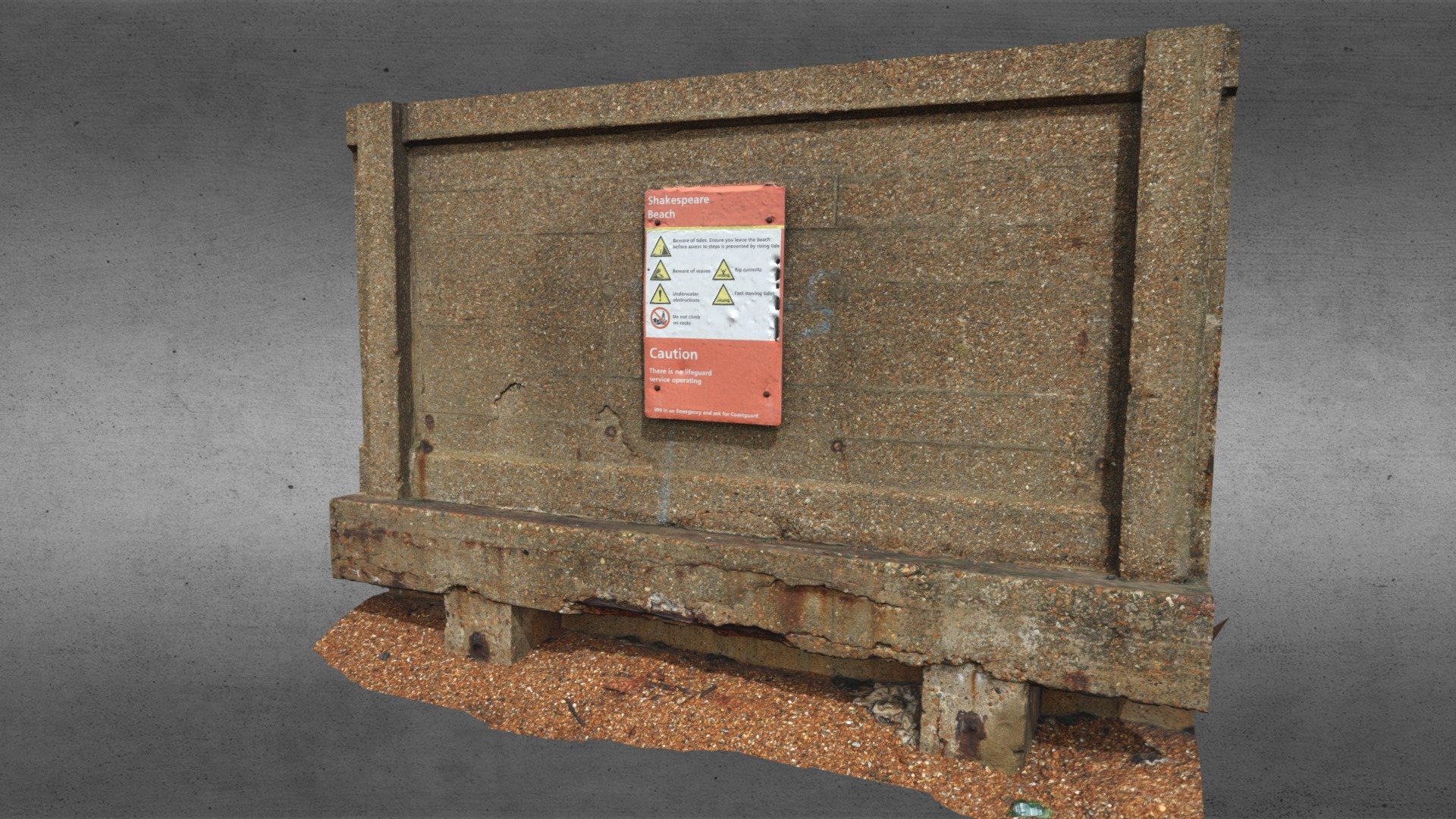 Dover Shakespear Beach sign - Download Free 3D model by nari4D [213ca99 ...
