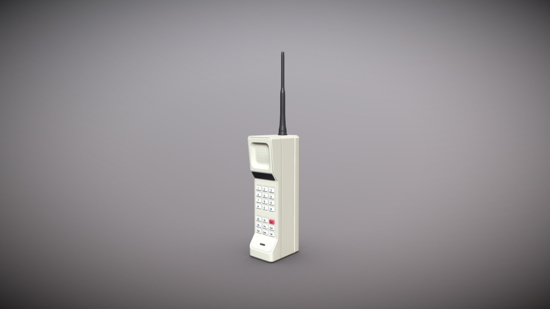 Early Cellphone - 3D model by olliebarbieri [213e525] - Sketchfab