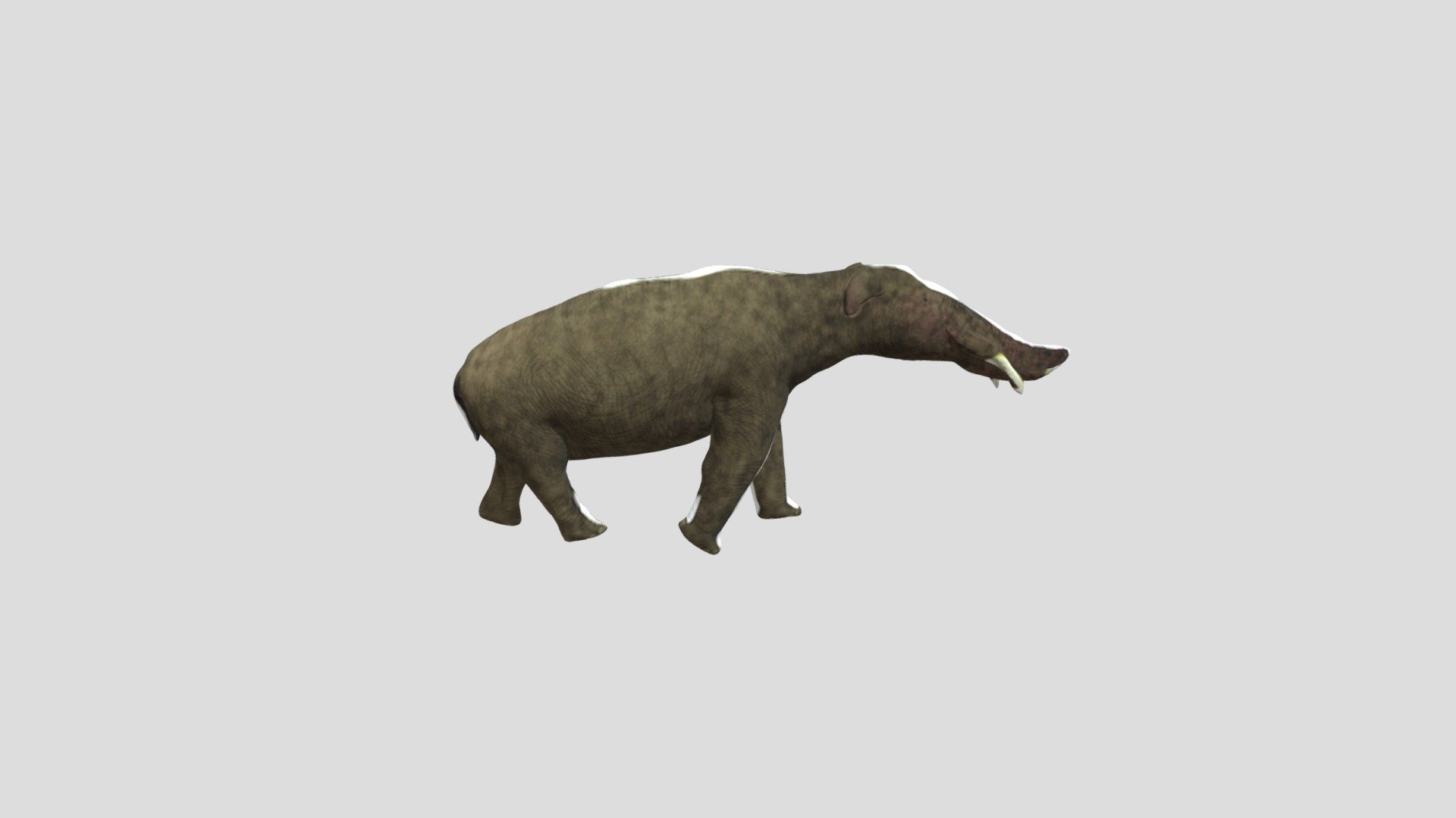 Platybelodon Running - 3D model by zippyzoomy1 [2140b13] - Sketchfab