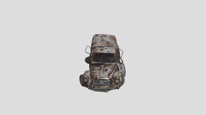 Decayed-car 3D models - Sketchfab