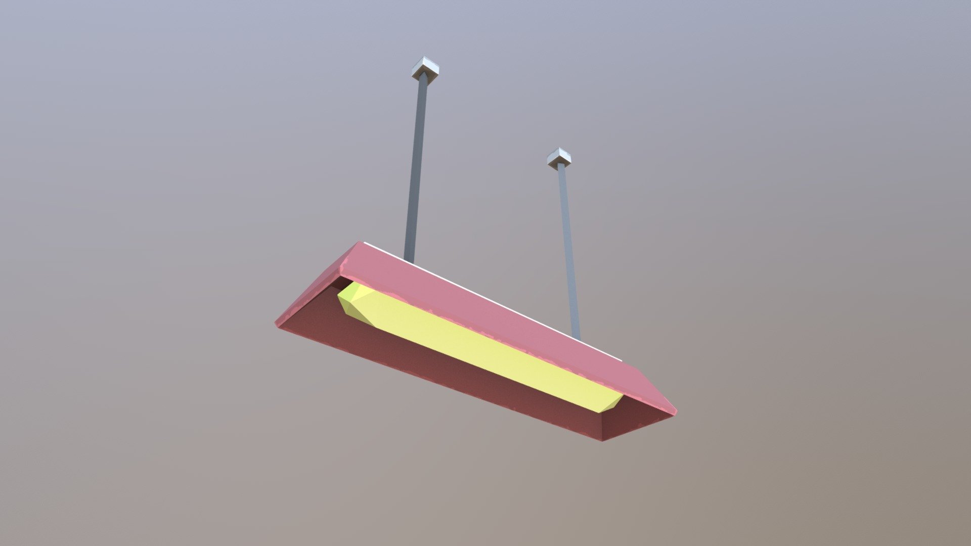 Square Ceiling Light - 3D model by MavellDuceau [2141ad0] - Sketchfab