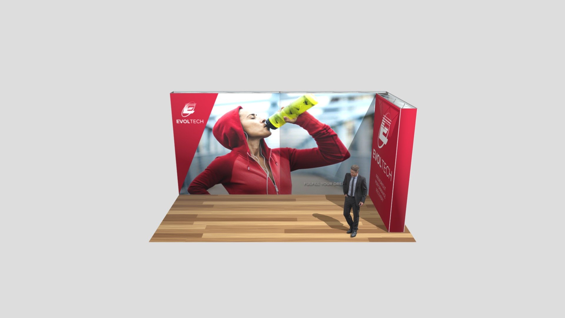 20ft Lumiere Wall Configuration C SEG Display - Download Free 3D model ...