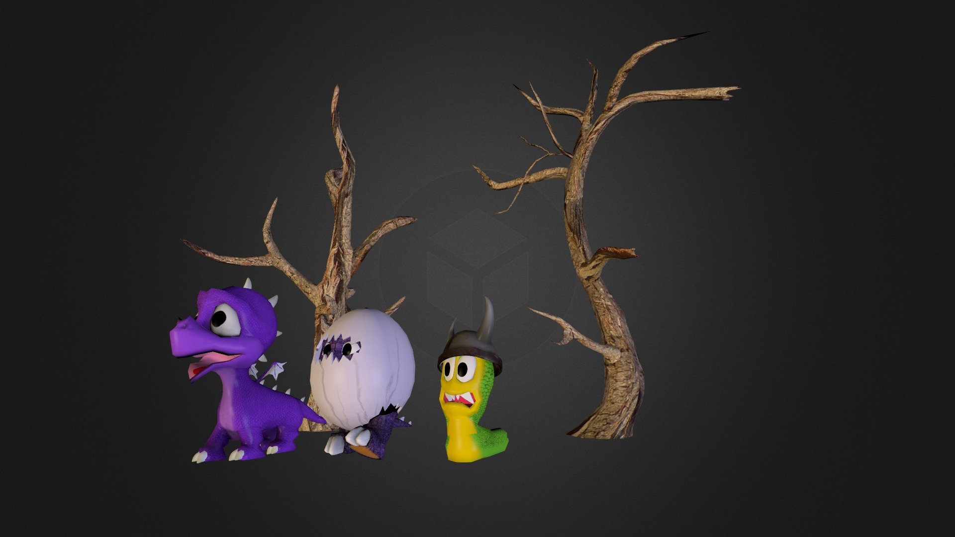 Maya Game Characters - 3D model by Samuel Pérez Ovejero (@sapeov ...