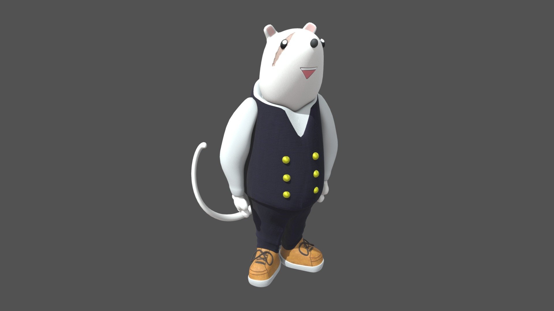 Nezu (My Hero Academia) - Buy Royalty Free 3D model by Javier González ...