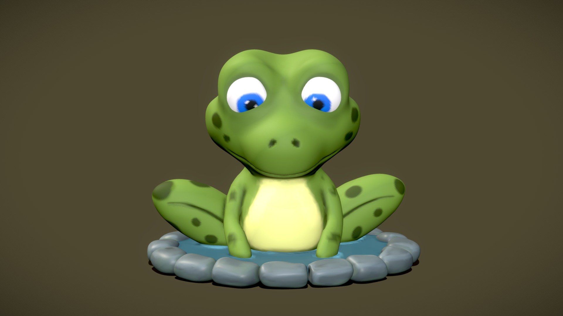 Day 20: Large Amphibian - Download Free 3D model by Katerina Novakova ...