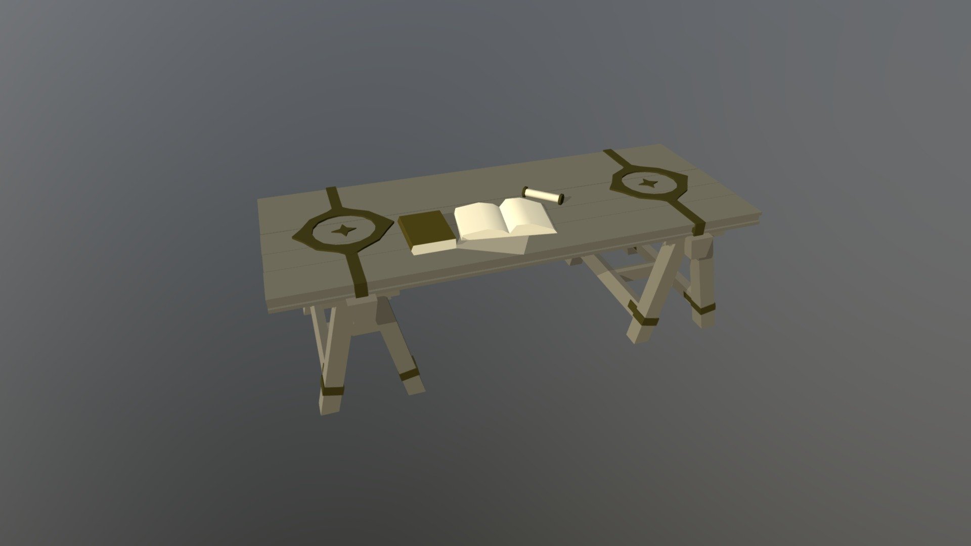 Lemuel Appel A1 Table. ACR103 - 3D model by lappel [214655a] - Sketchfab