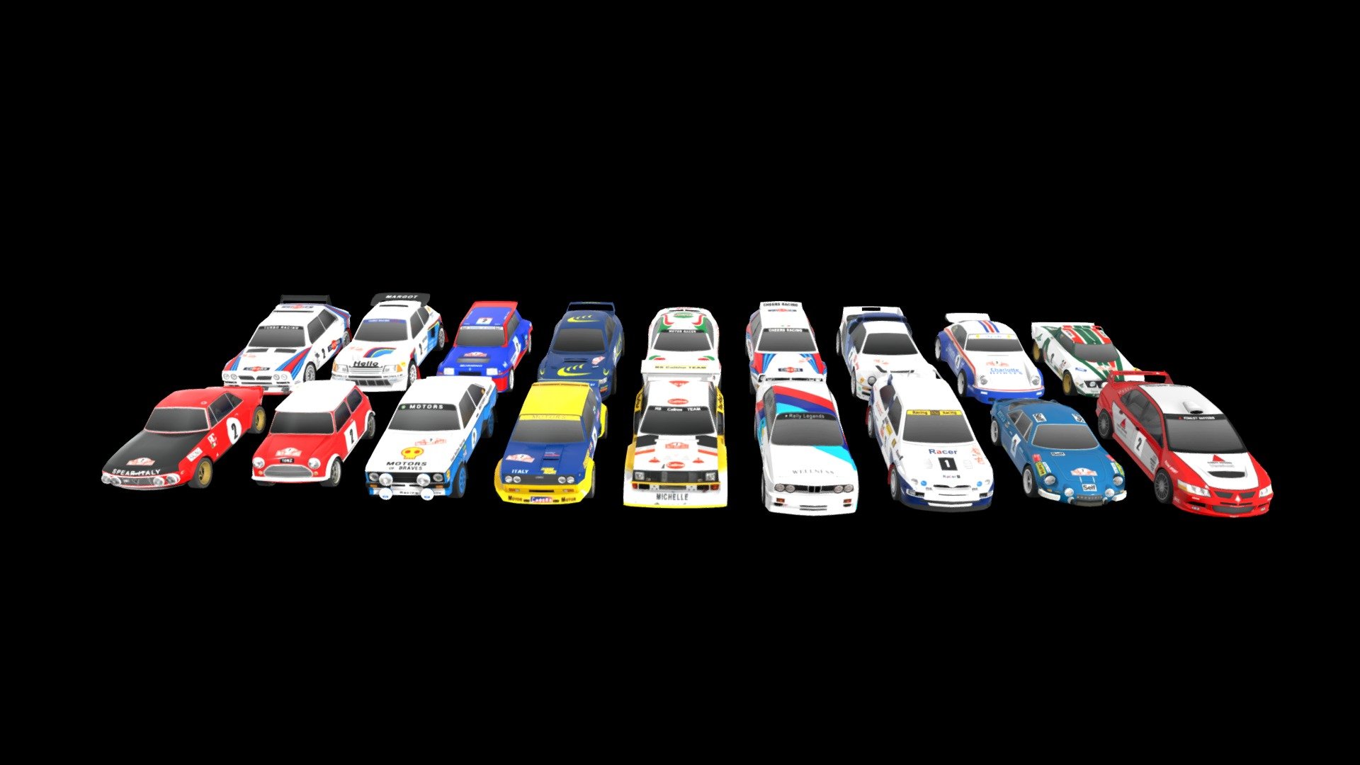 1965-2002 Rally Cars - Download Free 3D model by DisneyCars ...