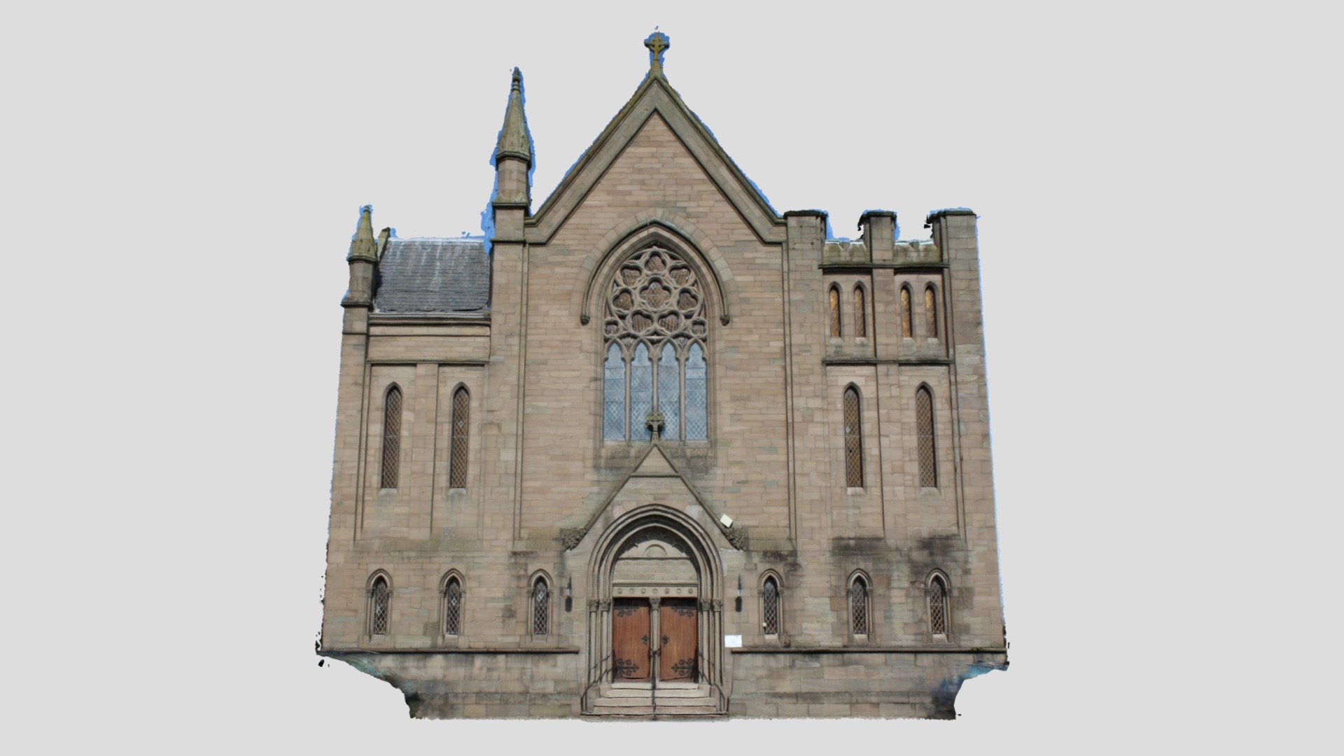 Forfar, West Church (south east elevation) - Download Free 3D model by ...