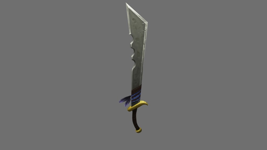 Hand Painted Tribal Sword - 3D model by ConorLang [21480bf] - Sketchfab