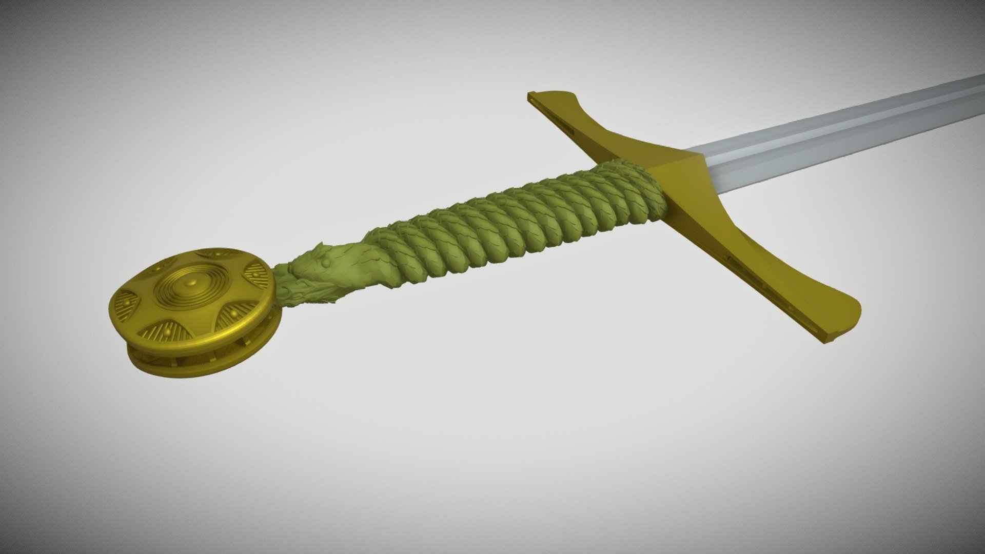 St. George Sword Design Pageau - Download Free 3D model by dudecon ...