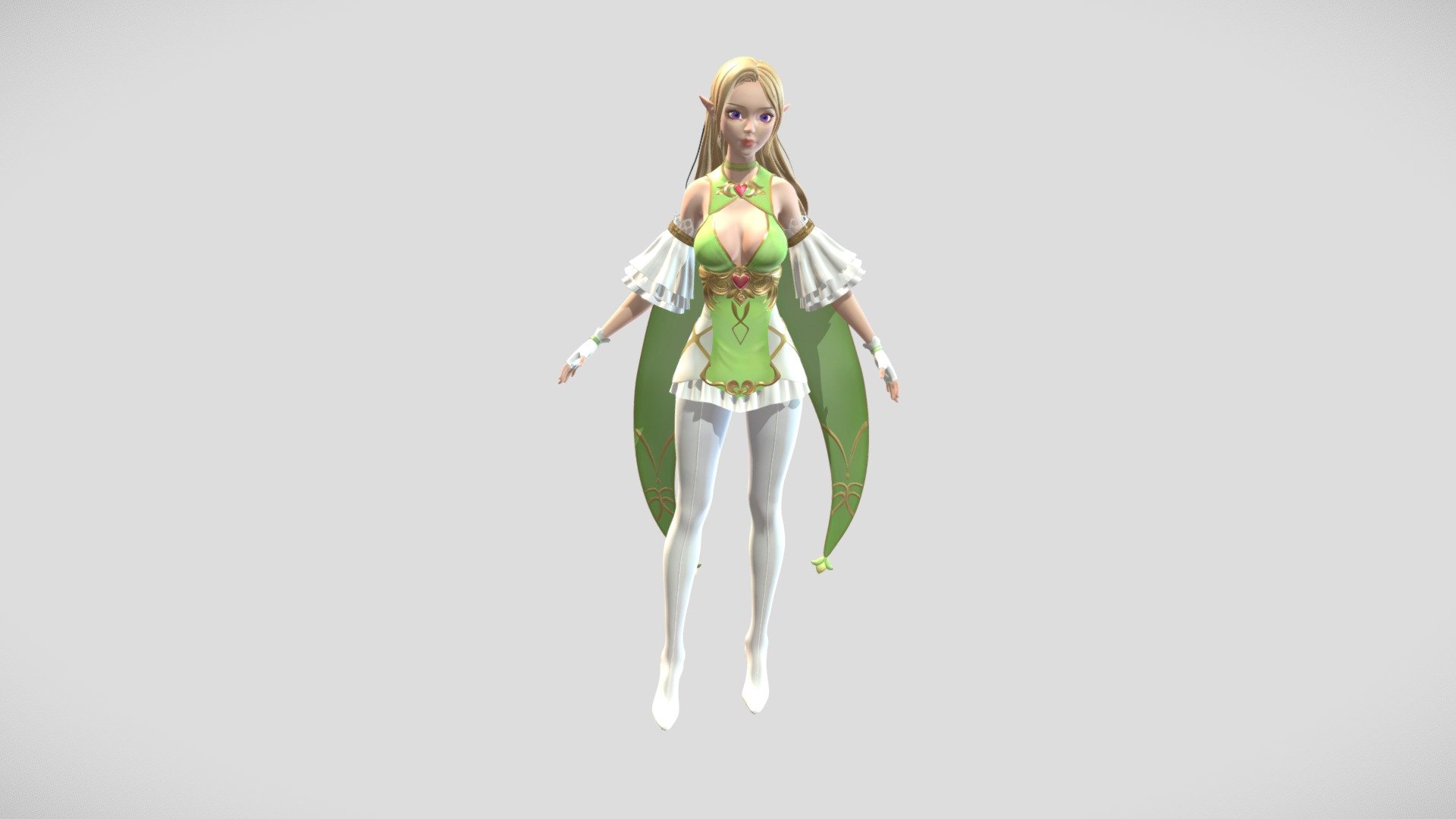 ELF FAIRY - 3D model by Valerie (@ValattePalette) [214af5a] - Sketchfab