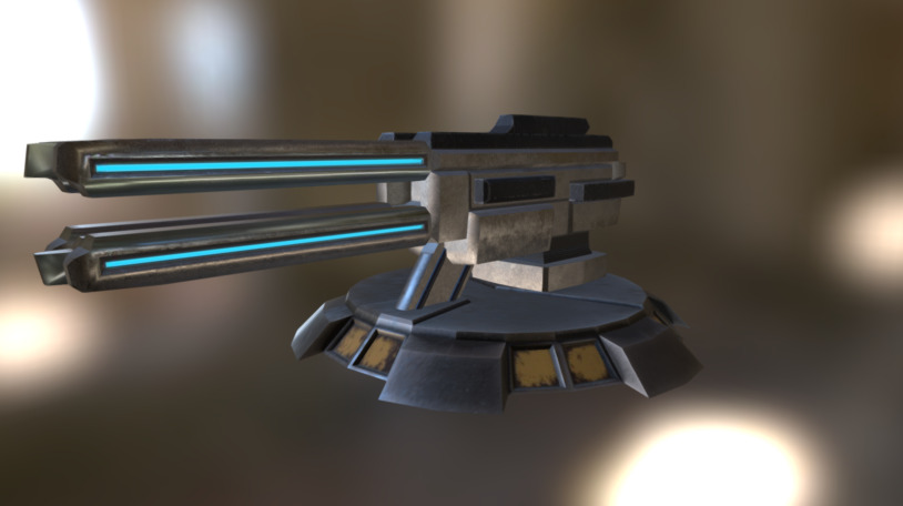 United Systems Heavy Railgun - 3D model by Timejumper [214b809] - Sketchfab