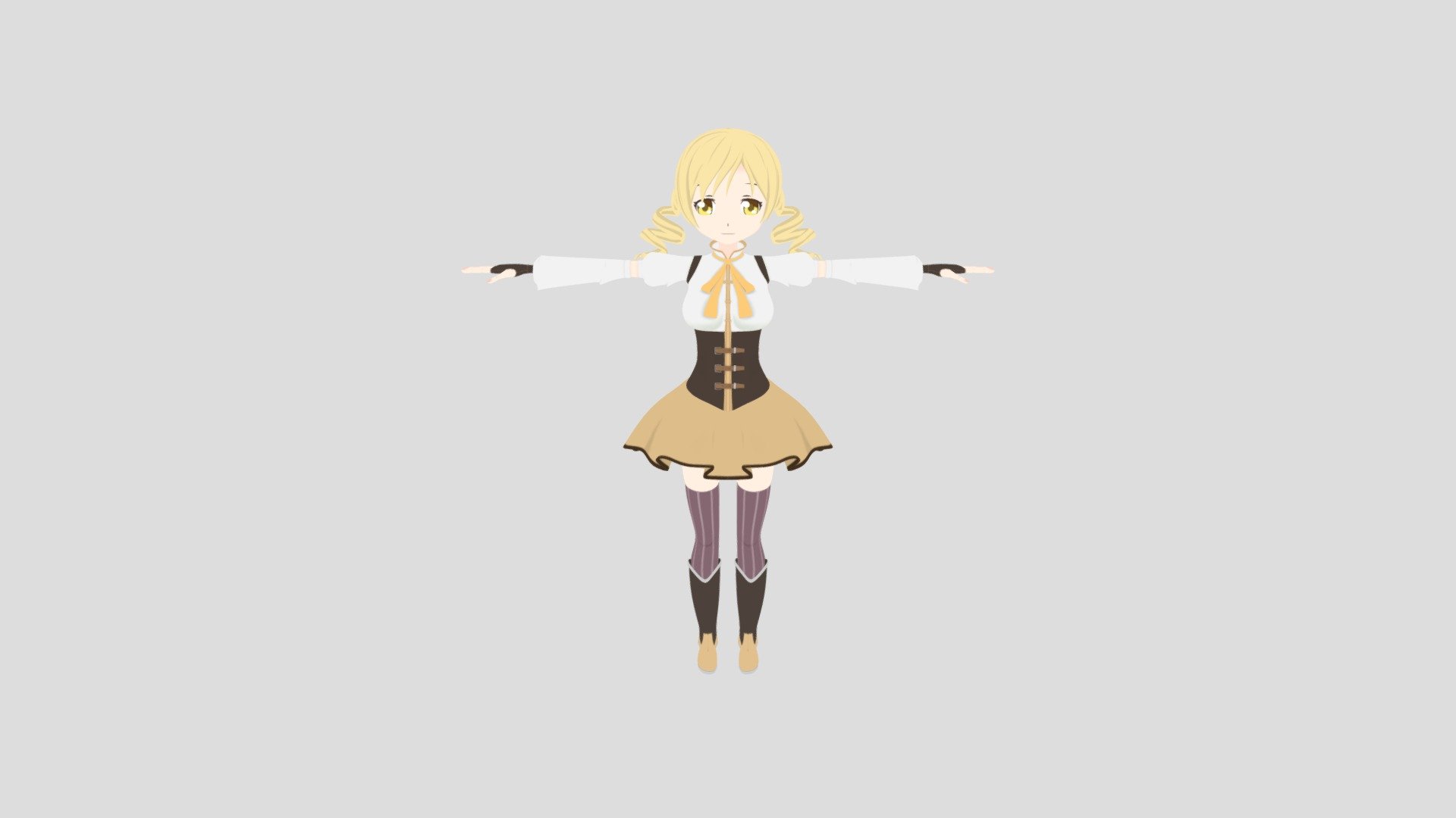 Mami Tomoe - Puella Magi Madoka☆Magica - 3D model by poliotaku [214bbfe ...
