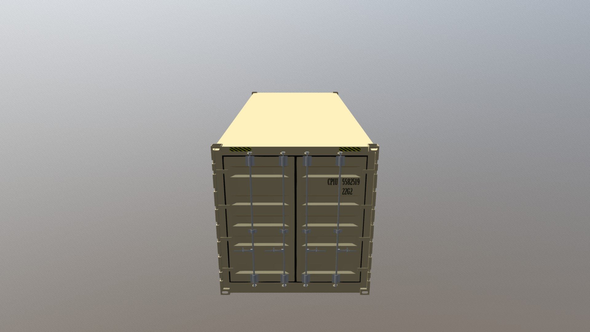 Shipping Container - 3D model by dschmidt [214e1c4] - Sketchfab