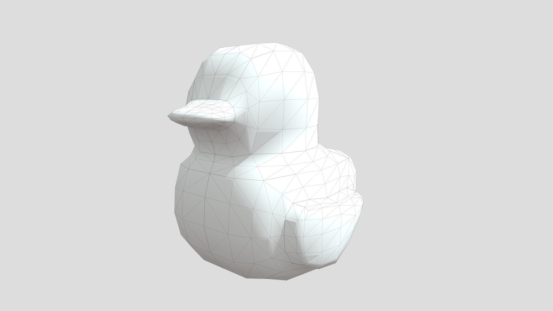 Rubber duck wireframe - 3D model by Shynigumy [214e273] - Sketchfab