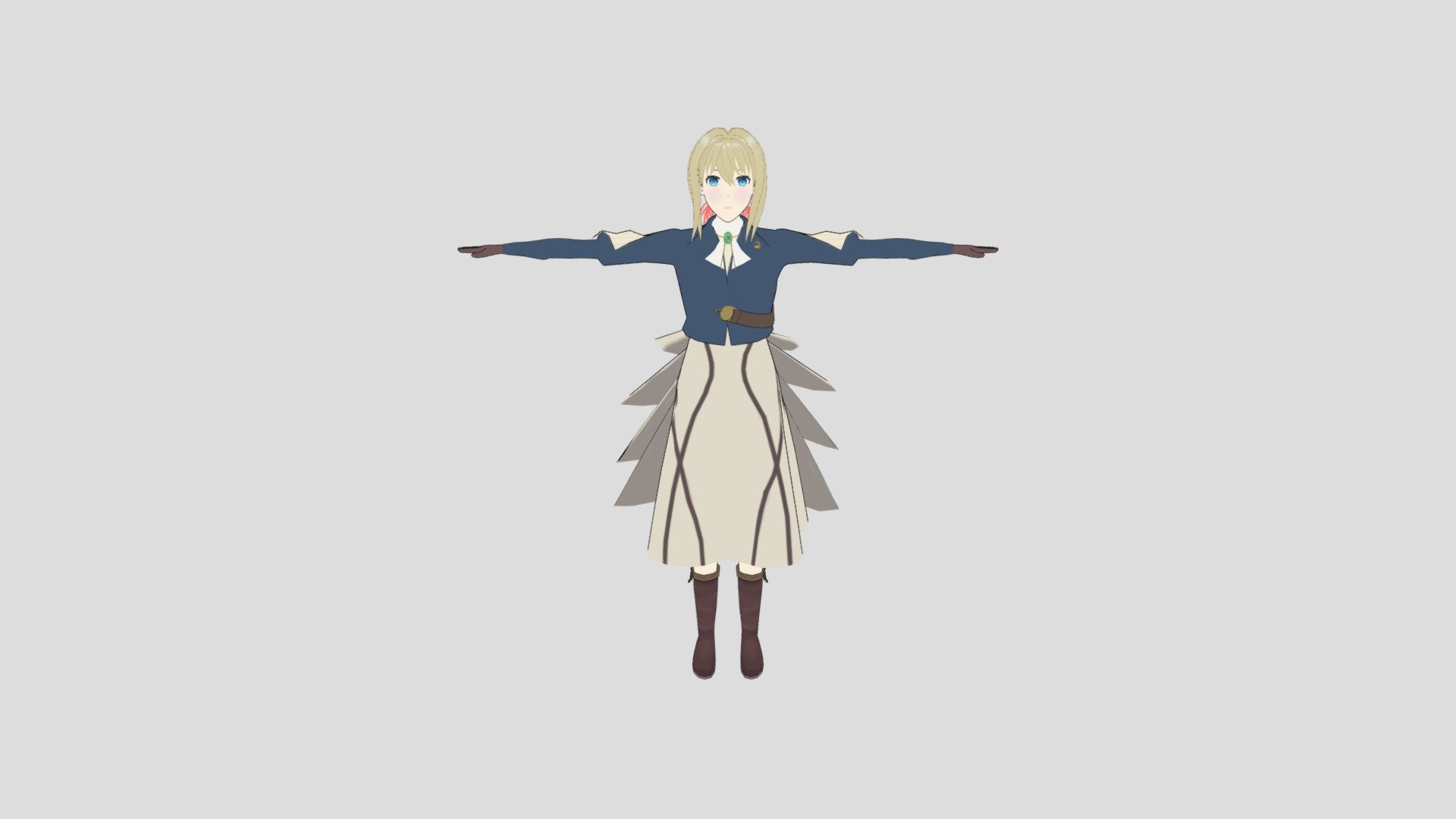 Violet Evergarden - 3D model by T・Y (@tind84520) [214f8d5] - Sketchfab