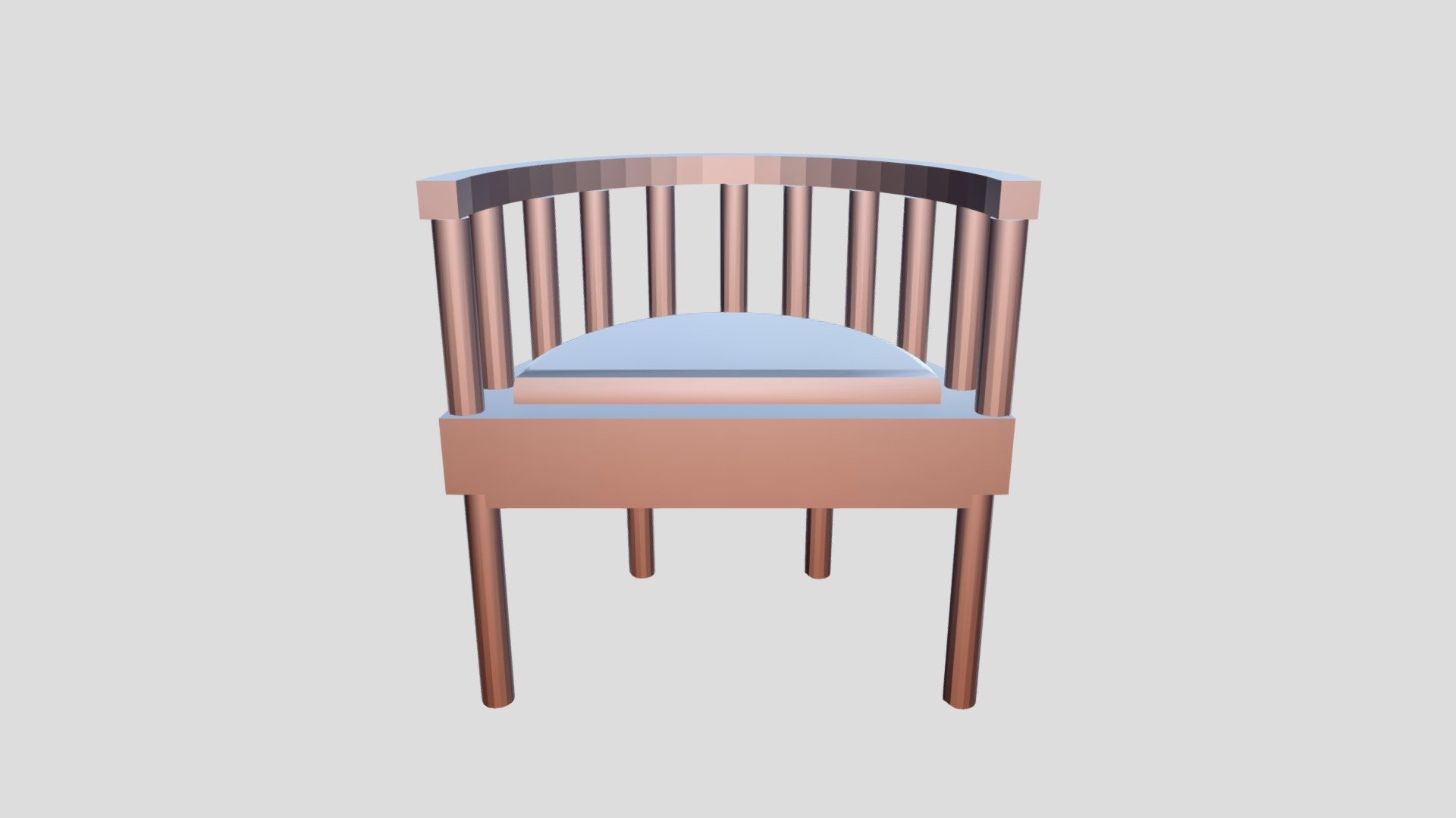 Round Chair - 3D model by ainaharis_ [214fadd] - Sketchfab