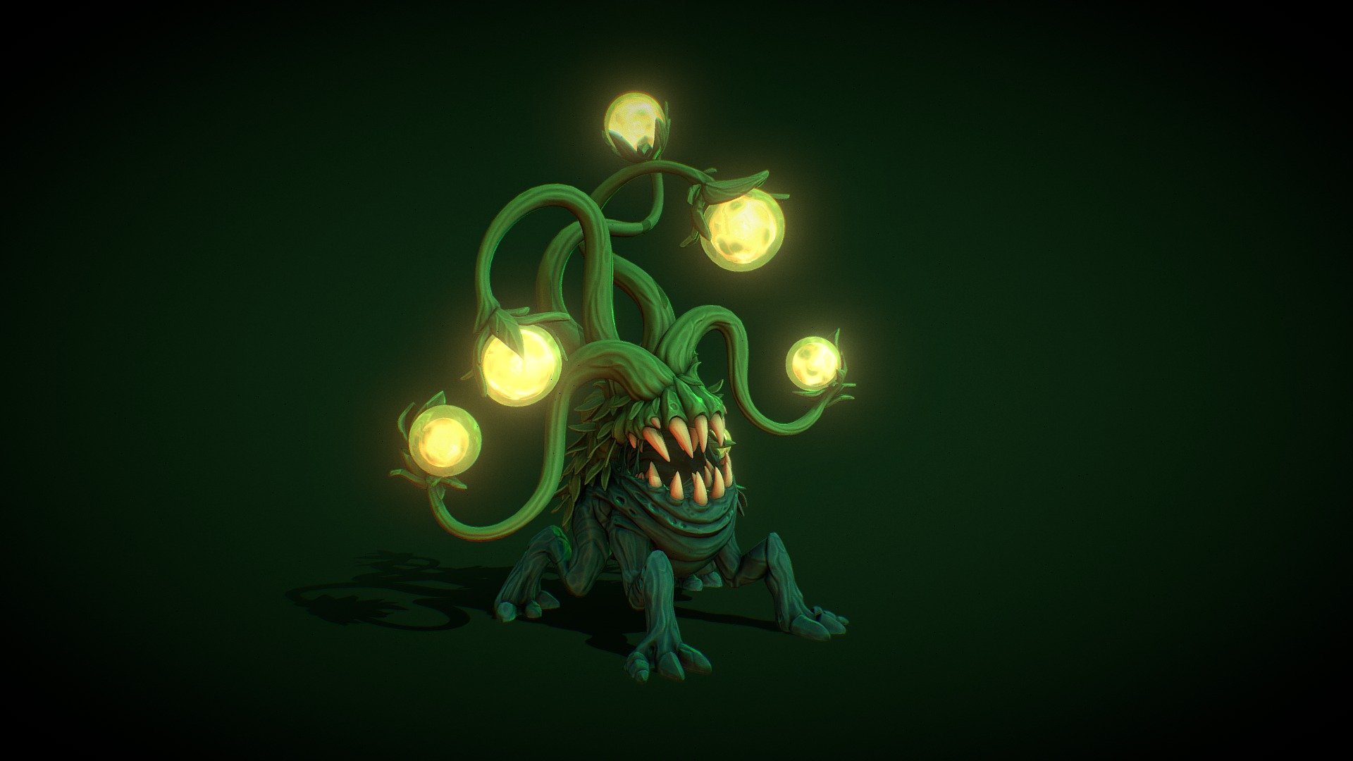 Venomous Bush Creature - 3D model by Iryna Makovska (@iramakovs ...