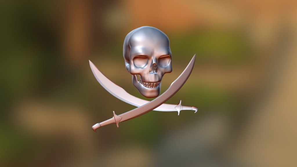 Jolly Roger - 3D model by santimsf [2151465] - Sketchfab